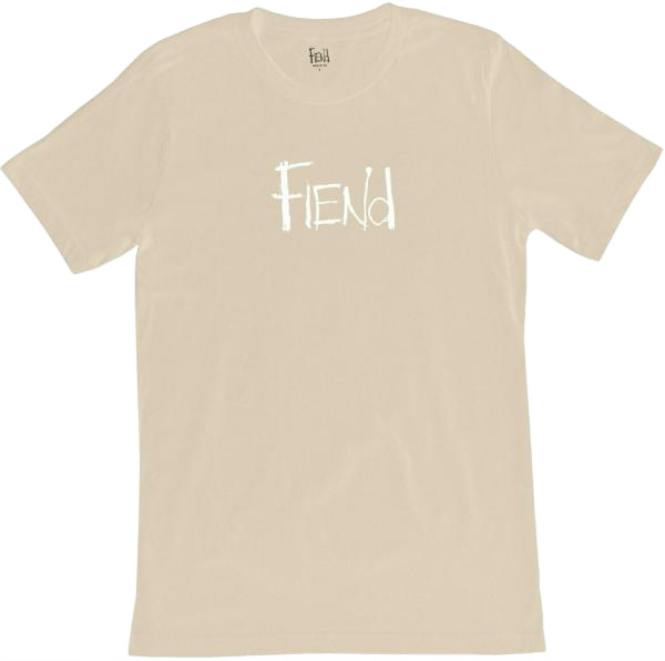 Fiend BMX Logo T-Shirt Tan M – Bikers Base